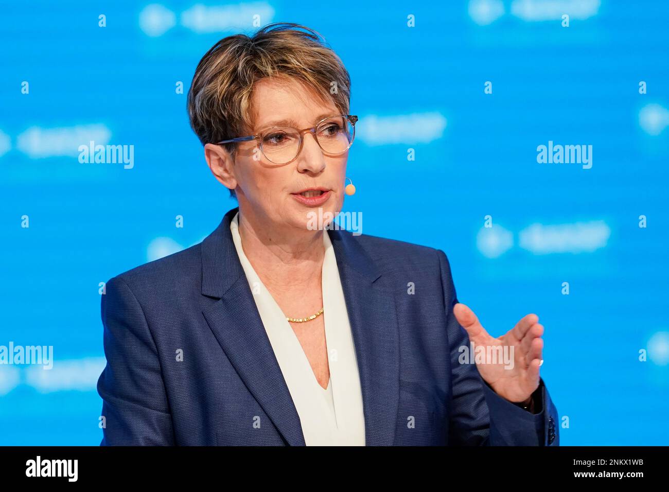 Ludwigshafen, Germany. 24th Feb, 2023. Melanie Maas-Brunner, BASF's ...