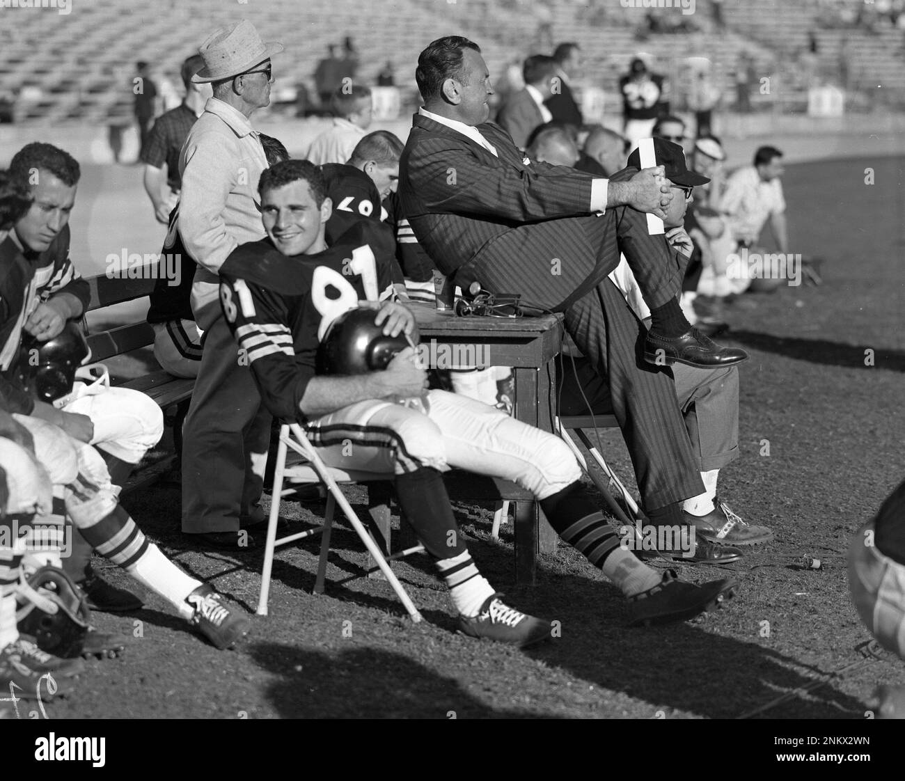 Raiders play the at Kezar Stadium against the Boston Patriots, October ...