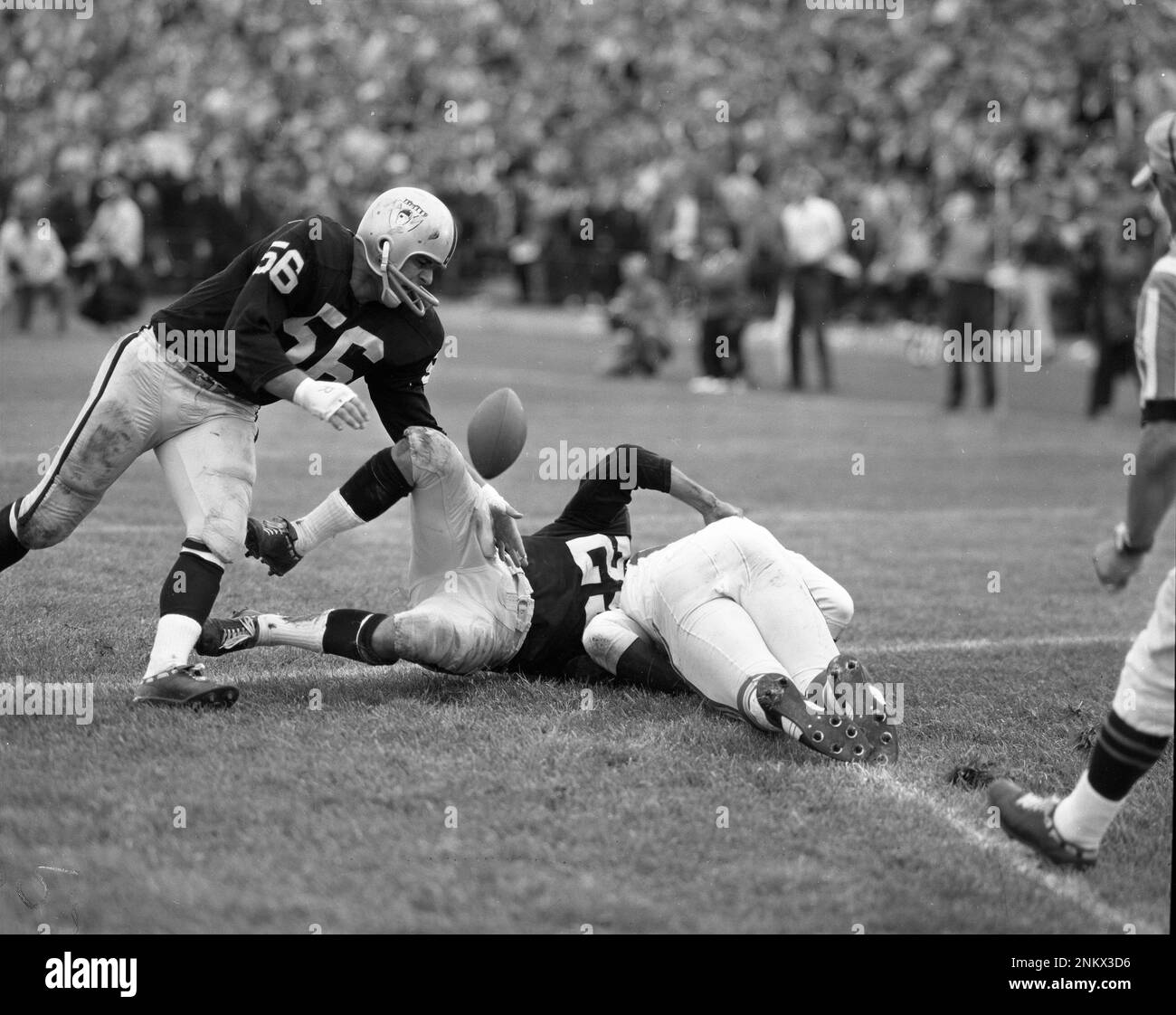 The Oakland Raiders play the Kansas City Chiefs at Frank Youell Field ...