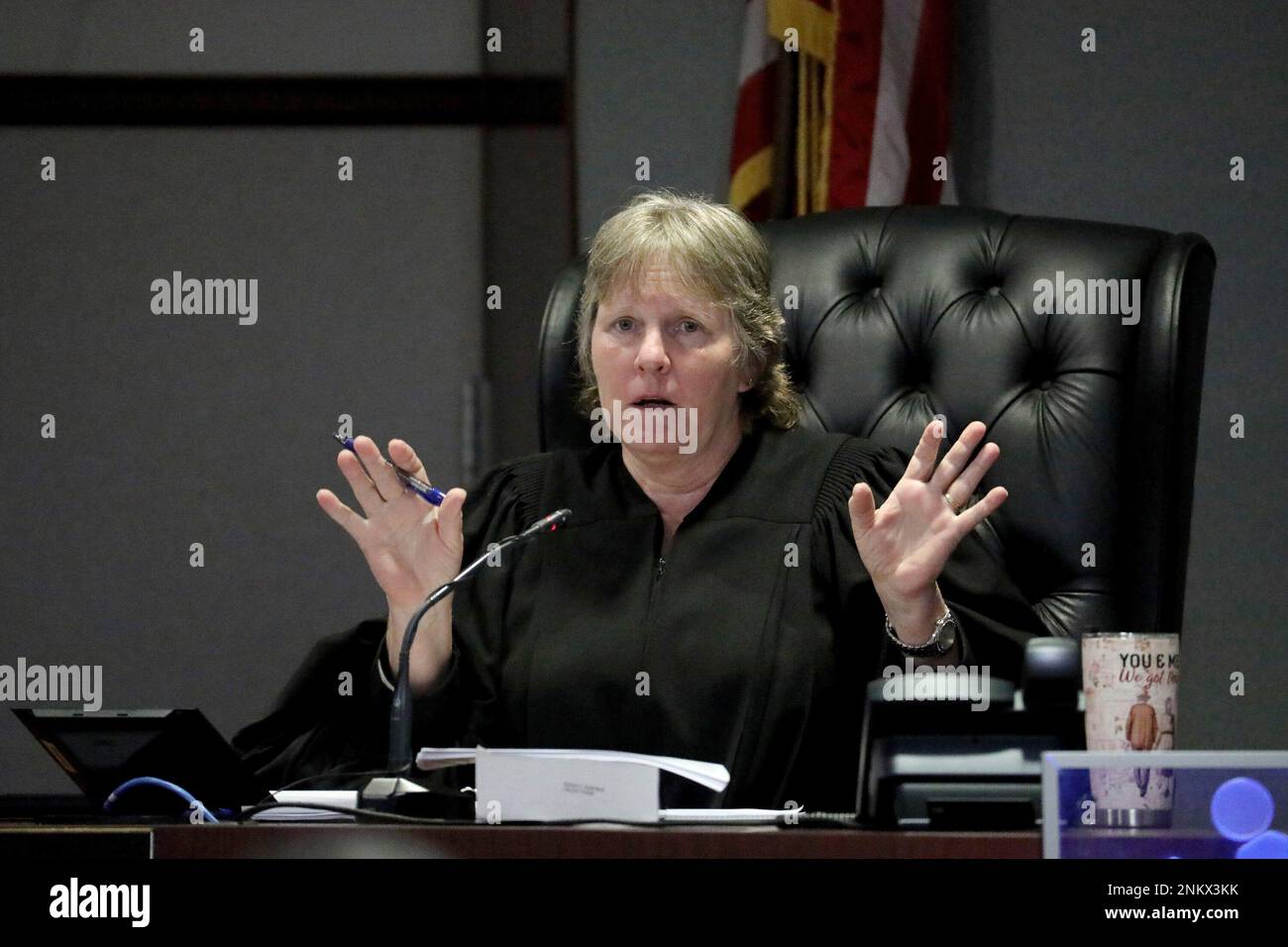 Florida 6th Circuit Court judge Susan Gardner Barthle presides over the ...