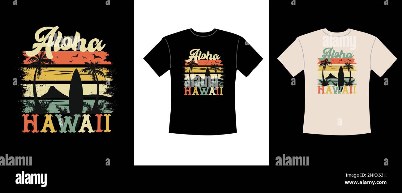 Hawaiian shirt style Stock Vector Images - Alamy