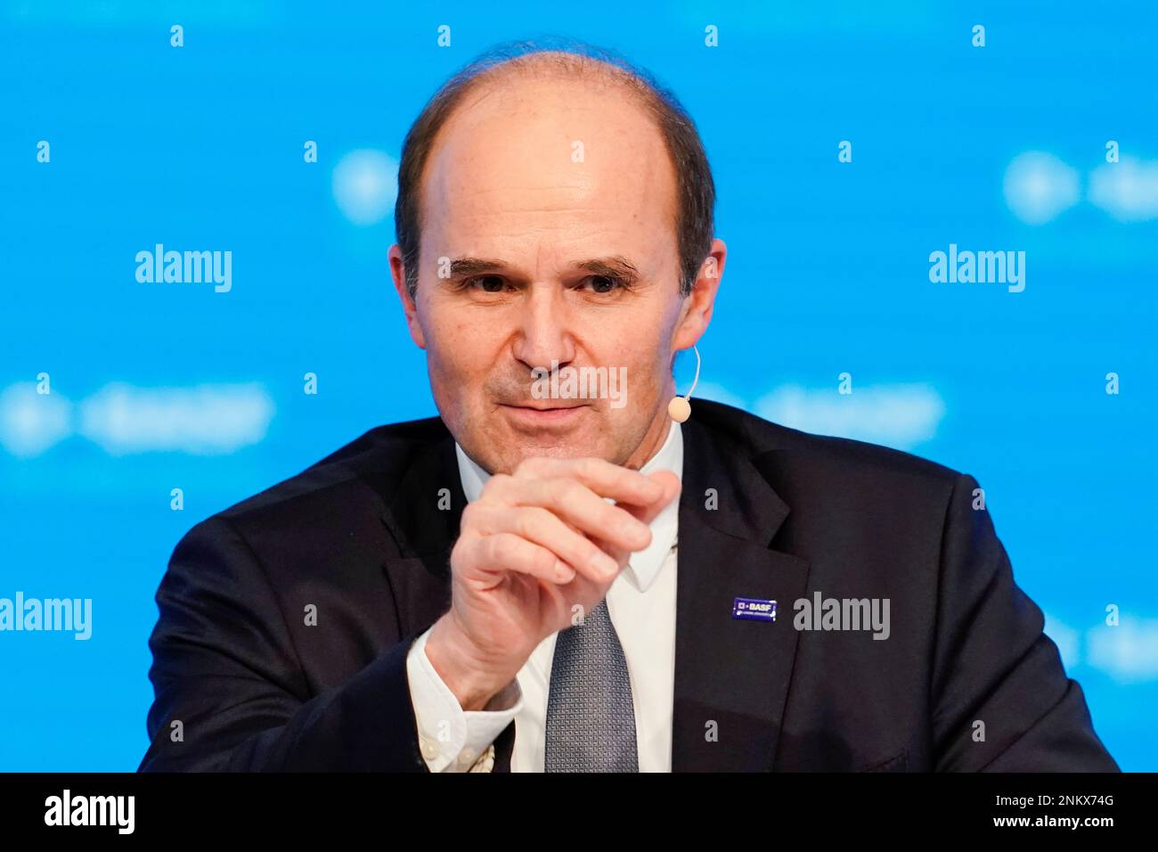 Ludwigshafen, Germany. 24th Feb, 2023. Martin Brudermüller, Chairman of ...