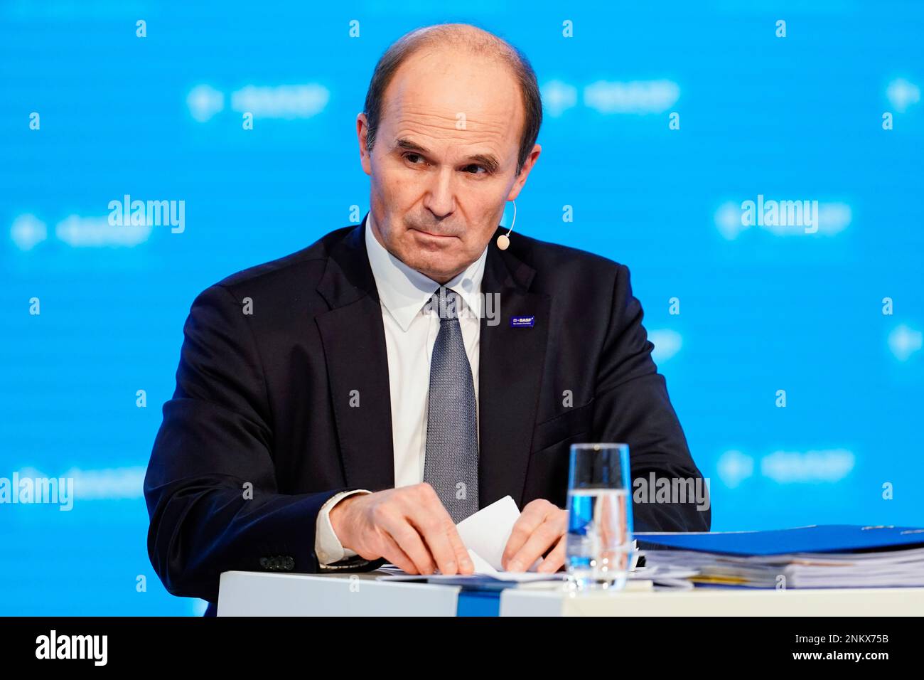 Ludwigshafen, Germany. 24th Feb, 2023. Martin Brudermüller, Chairman of ...