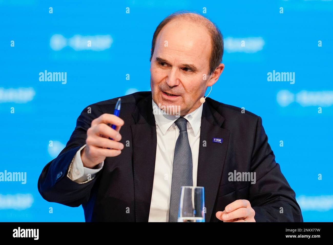 Ludwigshafen, Germany. 24th Feb, 2023. Martin Brudermüller, Chairman of ...