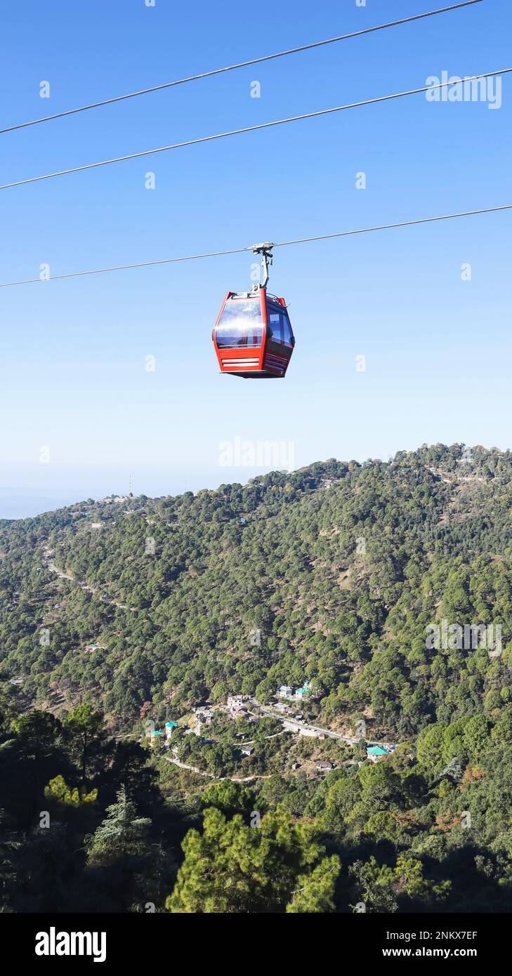 Cable car of Dharamshala, Himachal Pradesh, India Stock Photo - Alamy
