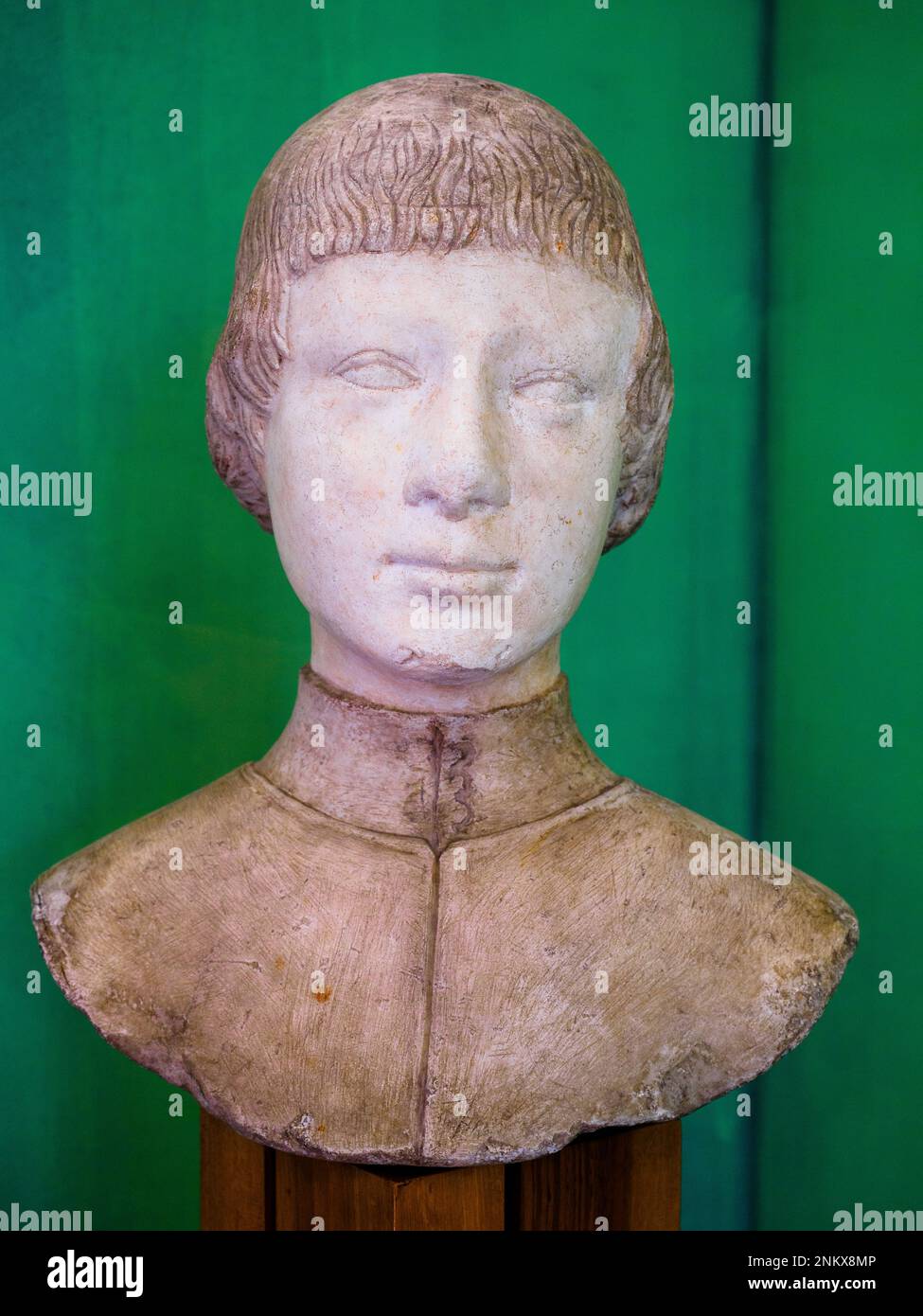 Bust of a young boy by unknown artist (second half of the 15th century ...