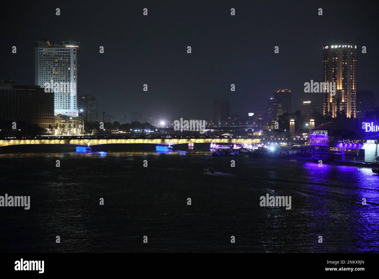 6th october bridge at night hi-res stock photography and images - Alamy