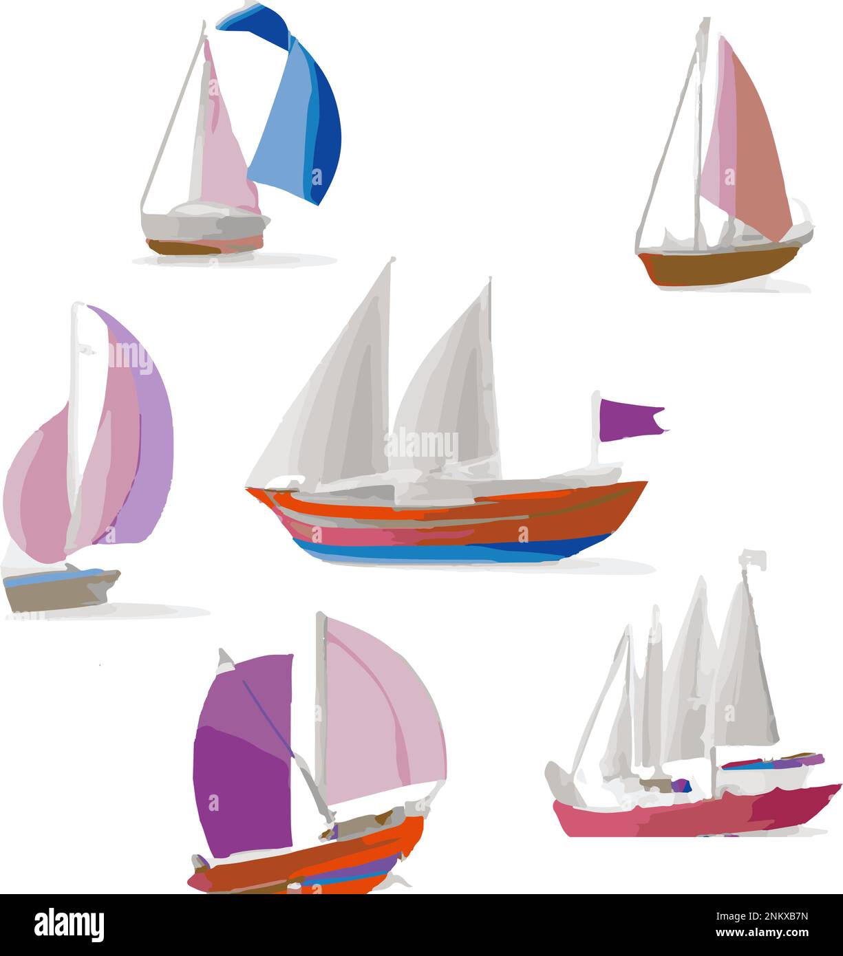 Sloops sailing vessels hi-res stock photography and images - Alamy