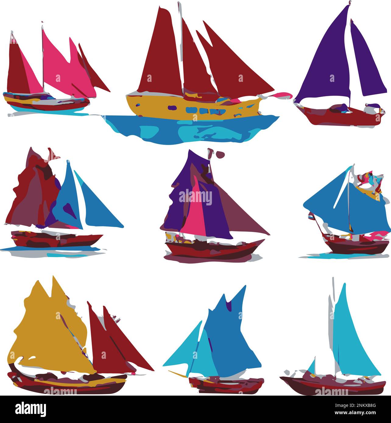 Various ships Stock Vector Images - Alamy