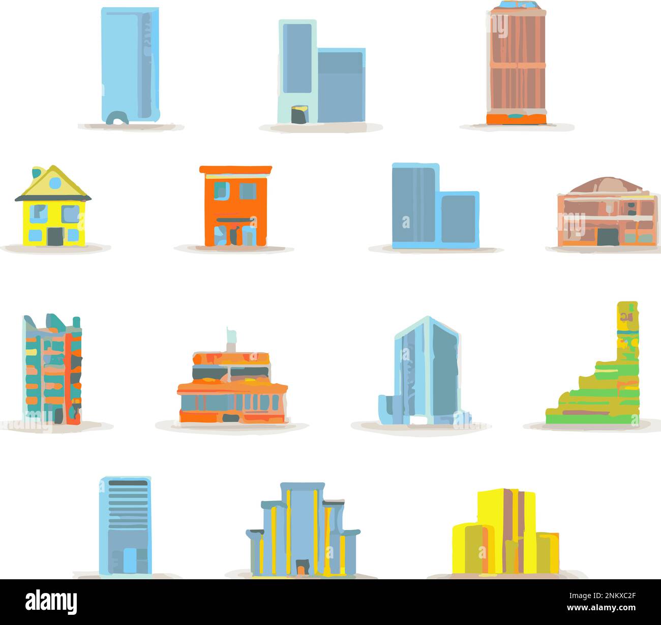 New factory buildings Stock Vector Images - Alamy