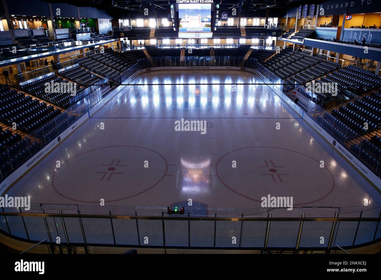 SOUTH BEND, IN - FEBRUARY 05: A general view of Compton Family Ice ...