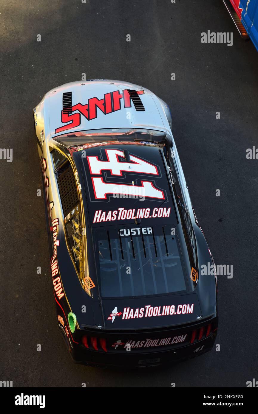 LOS ANGELES, CA - FEBRUARY 05: Cole Custer (#41 Stewart-Haas Racing ...