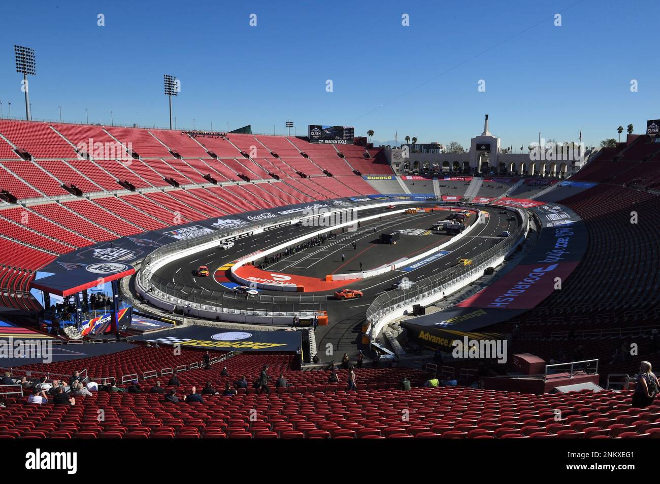 LOS ANGELES, CA - FEBRUARY 05: A general view of the track during ...