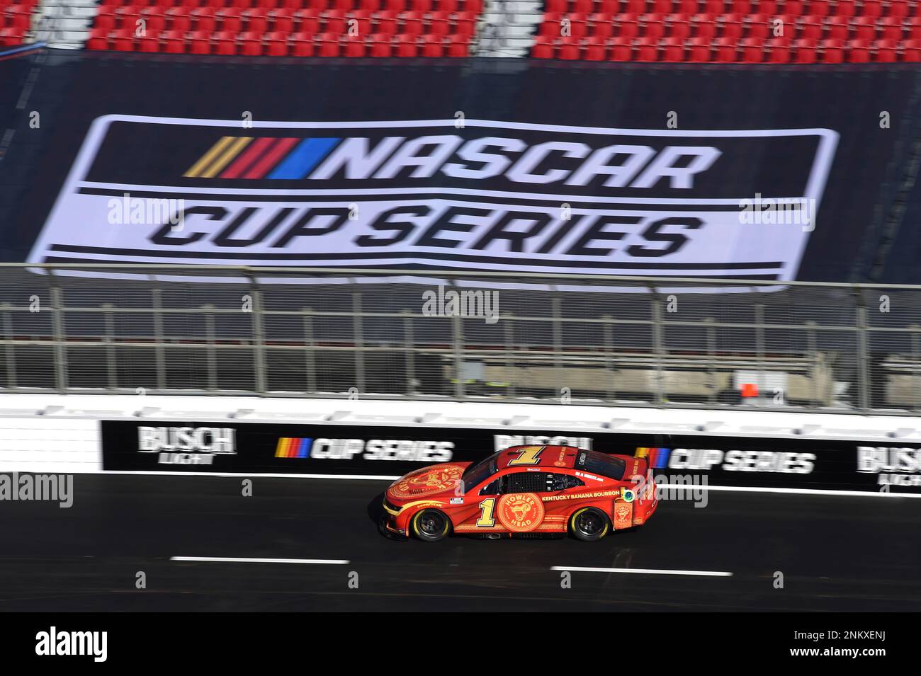 LOS ANGELES, CA - FEBRUARY 05: Ross Chastain (#1 TrackHouse Racing ...
