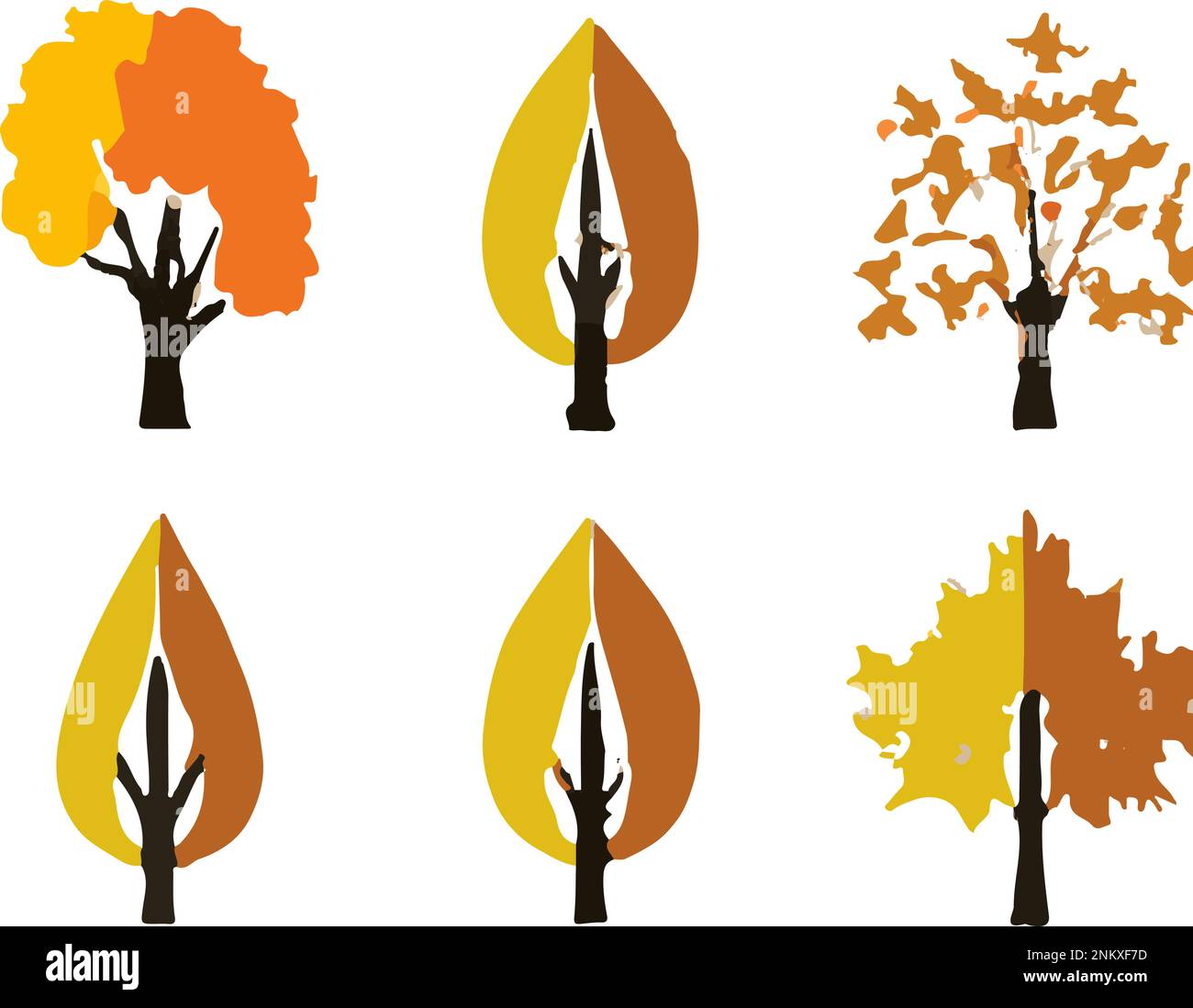 Cartoon nature icons hi-res stock photography and images - Alamy