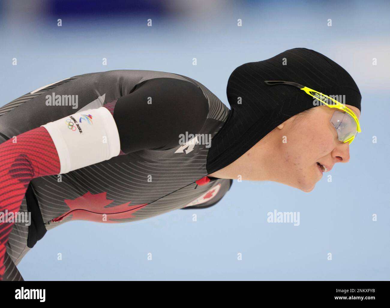 Isabelle WEIDEMANN of Canada competes in the Women's 3000m at National ...