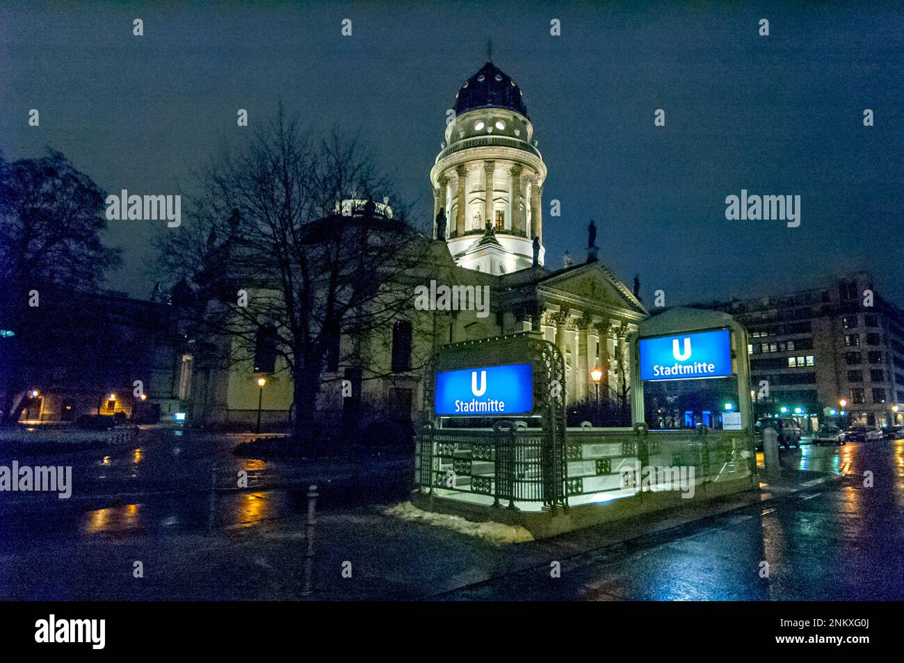 Berlin, January 30th 2005: The Neue Kirche in Berlin's Gendarmenmarkt ...