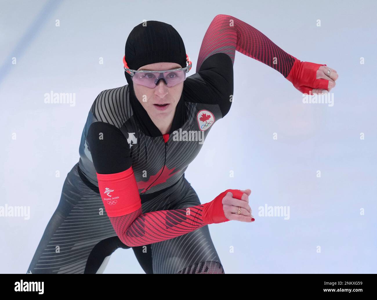 Canada's BLONDIN Ivanie competes in the Women's 3000m at National Speed ...