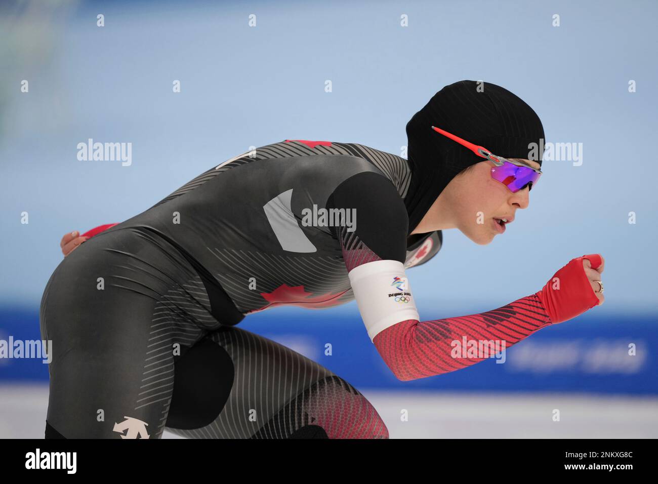 Valerie MALTAIS of Canada competes in the Women's 3000m at National ...