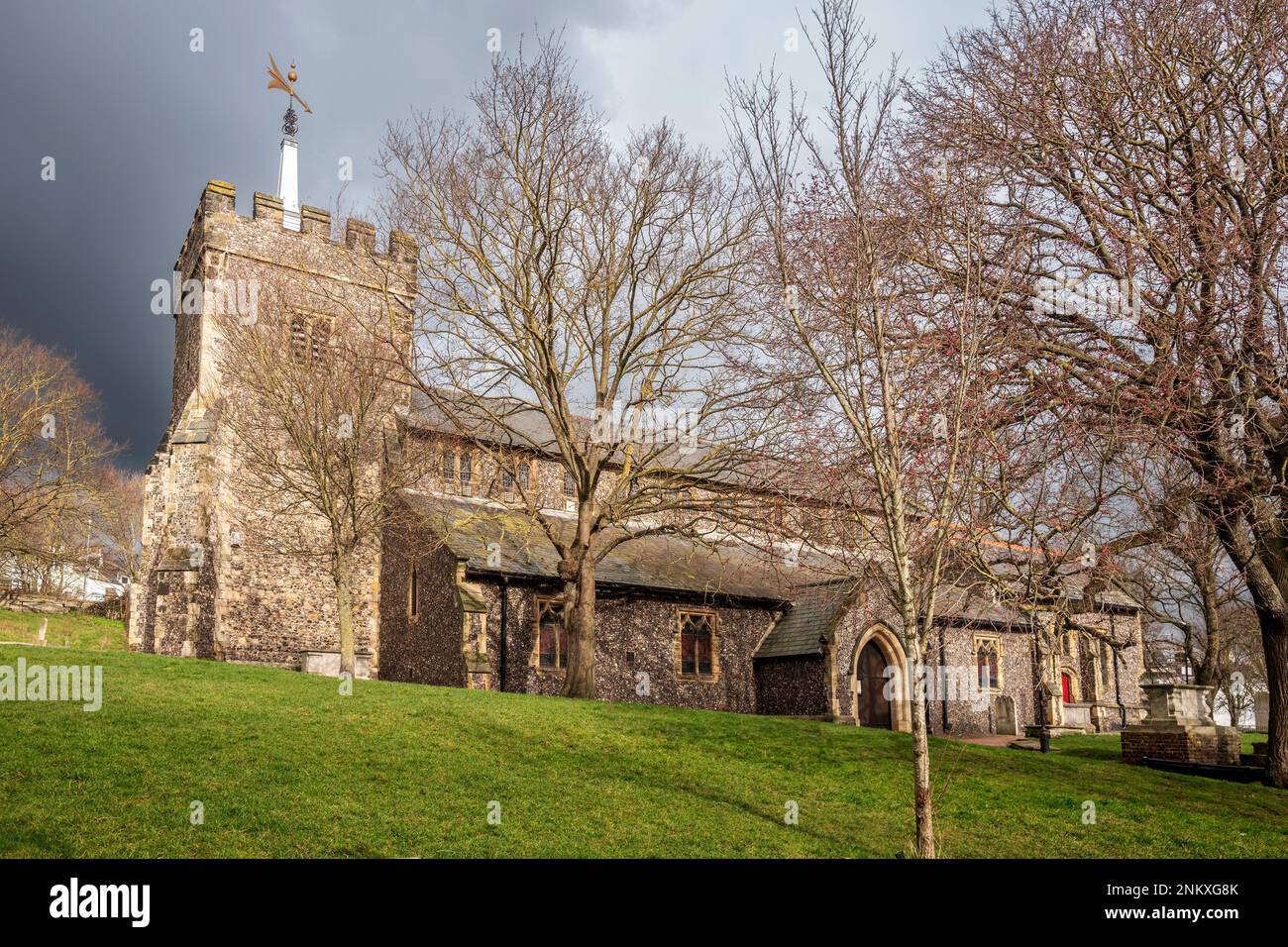 Brighton, February 23rd 2023: St Nicholas of Myra Church in central ...