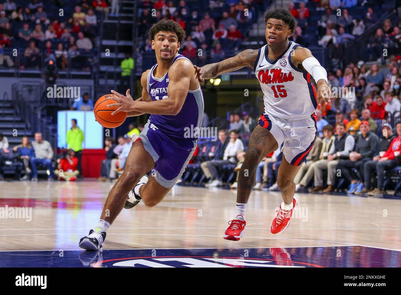 OXFORD, MS - JANUARY 29: Kansas State Wildcats guard Mark Smith (13 ...