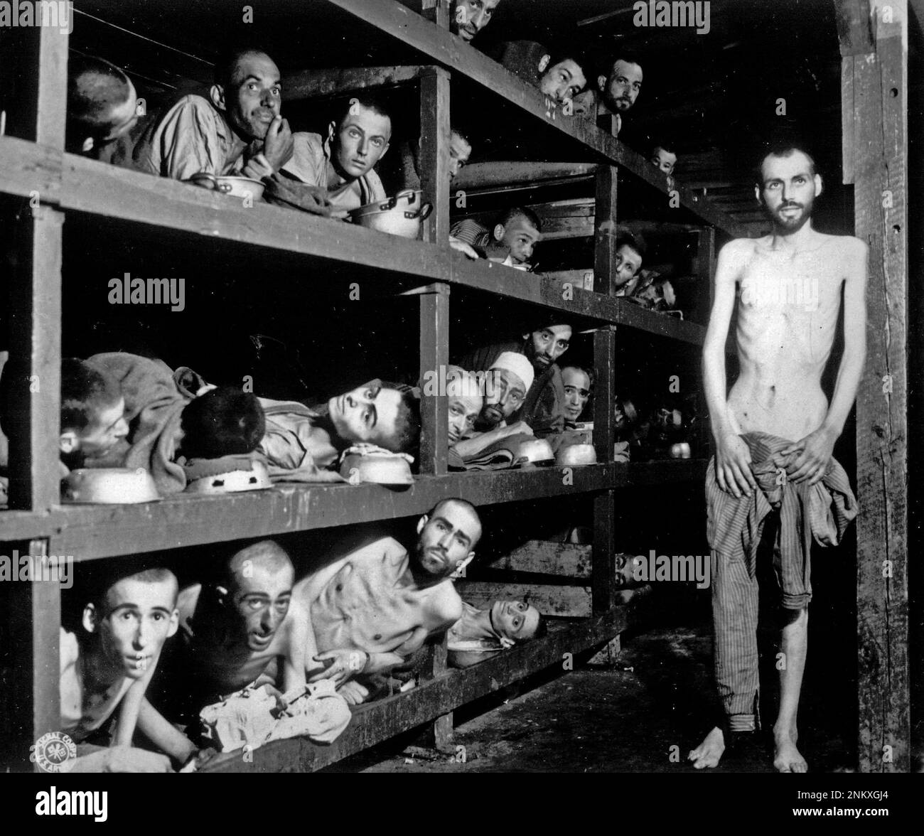 FILE - In this photo provided by the U.S. Army, inmates of the German ...