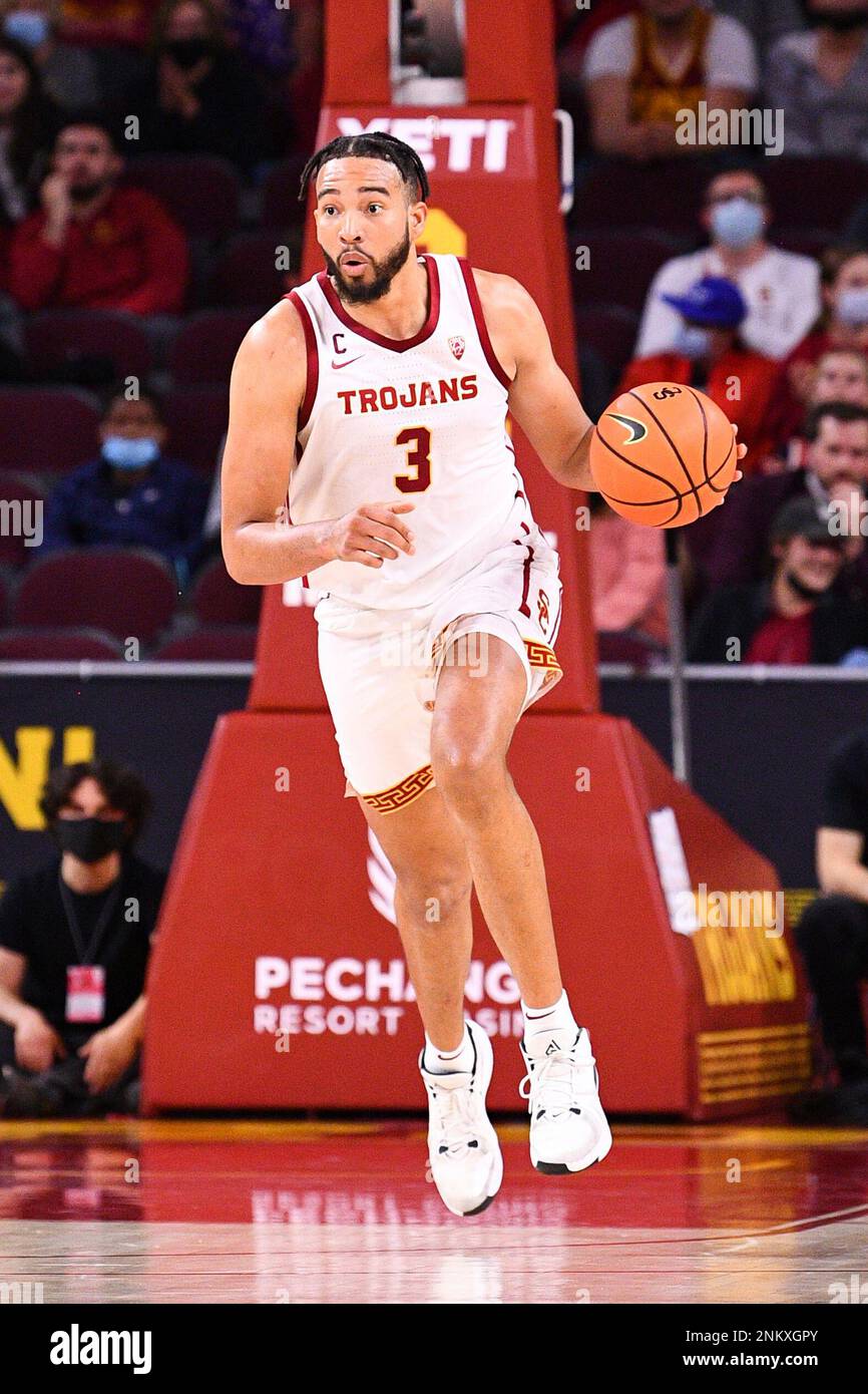 LOS ANGELES, CA - JANUARY 27: USC Trojans forward Isaiah Mobley (3 ...