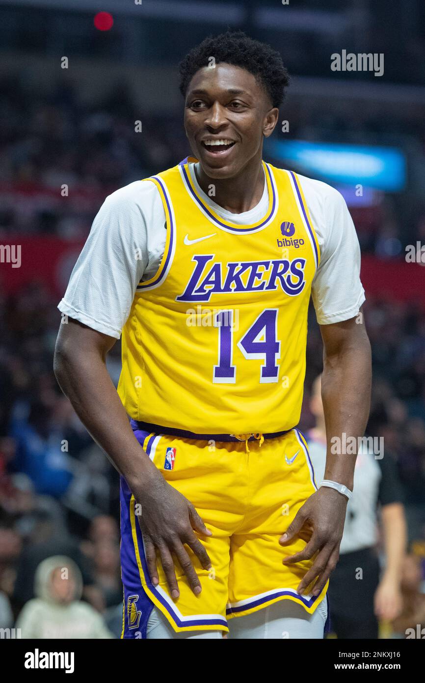 LOS ANGELES, CA - FEBRUARY 03: Los Angeles Lakers Forward Stanley ...