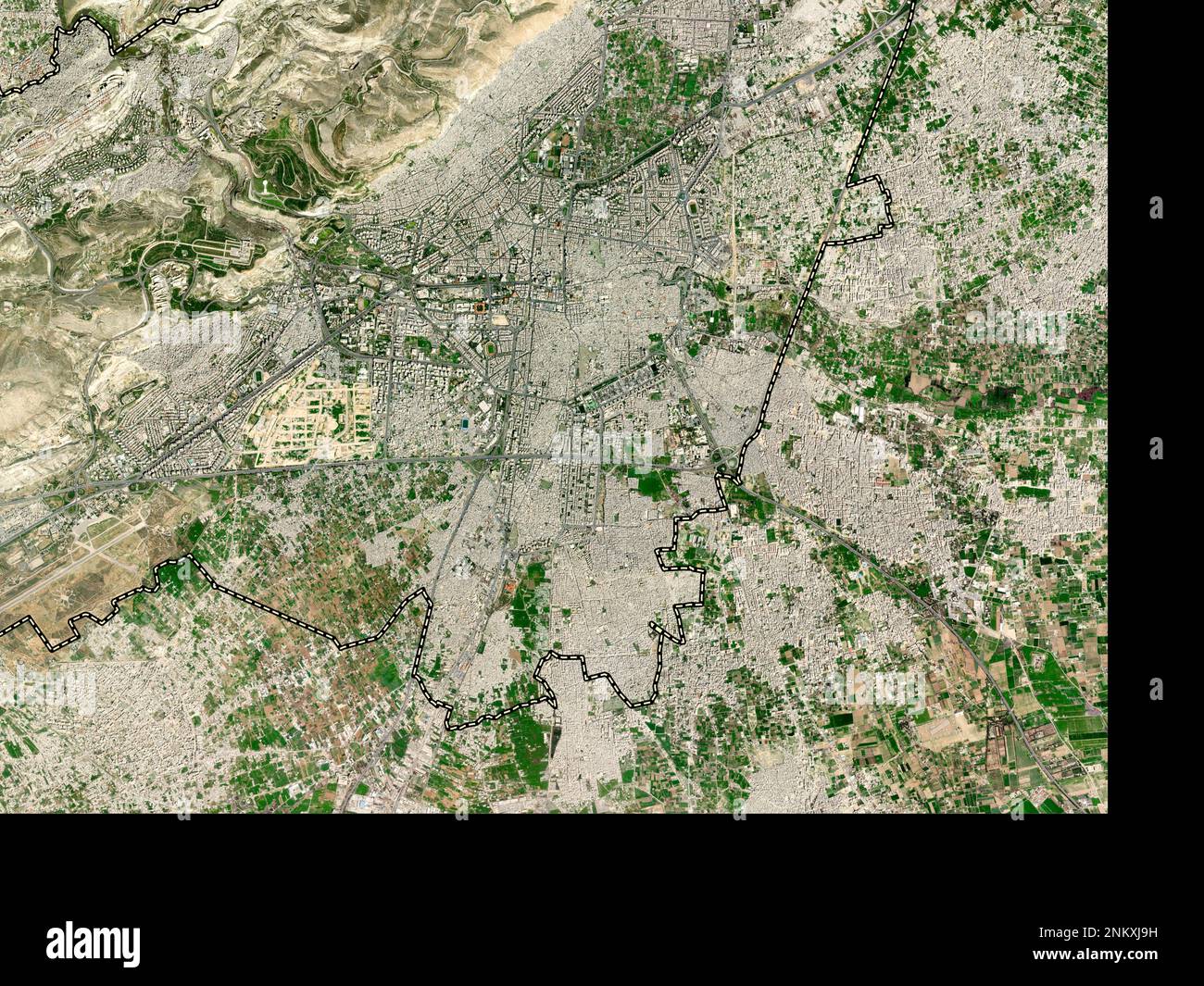 Map satellite geography syria hi-res stock photography and images - Alamy