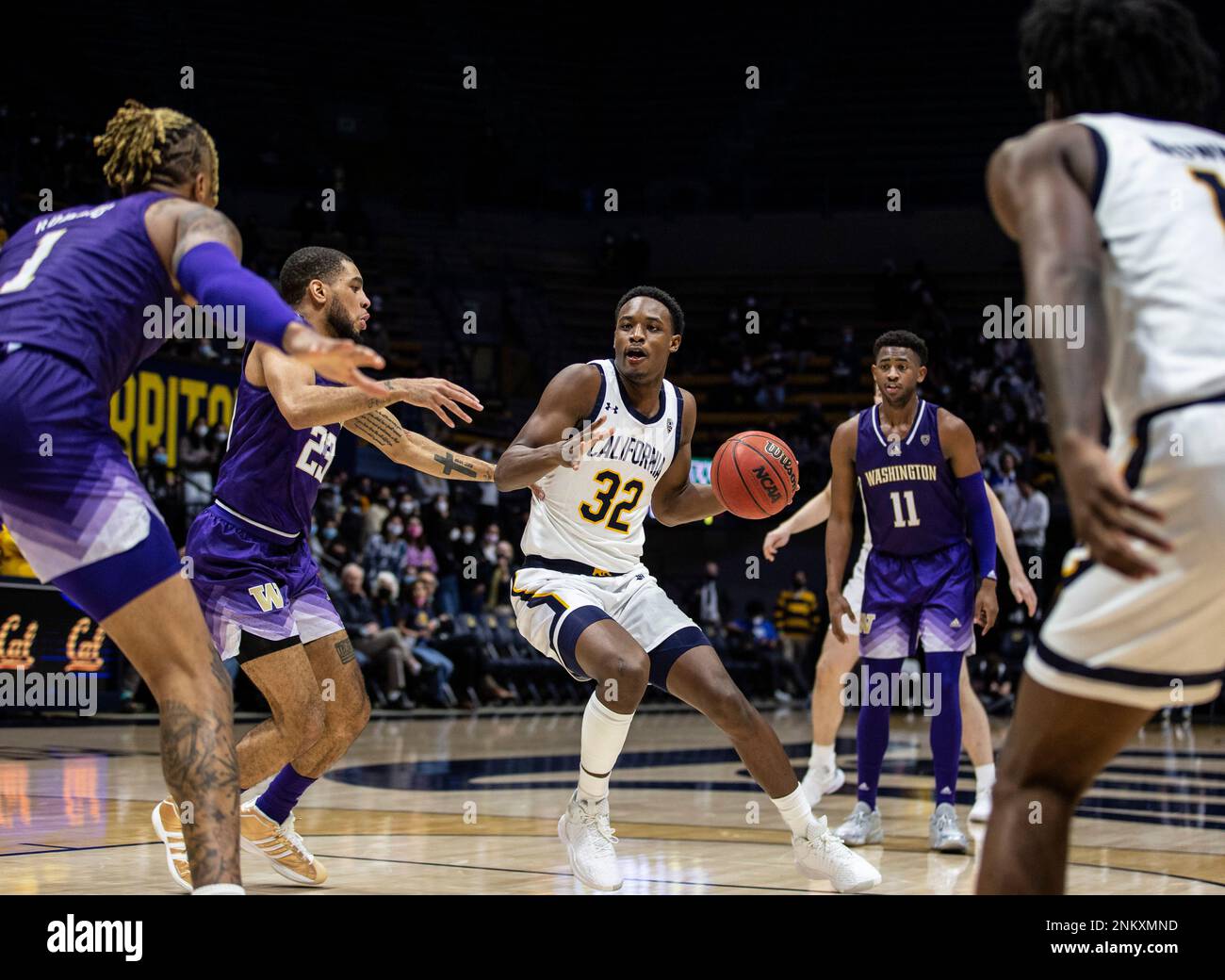 February 03, 2022 Berkeley, CA U.S.A. California guard Jalen Celestine ...