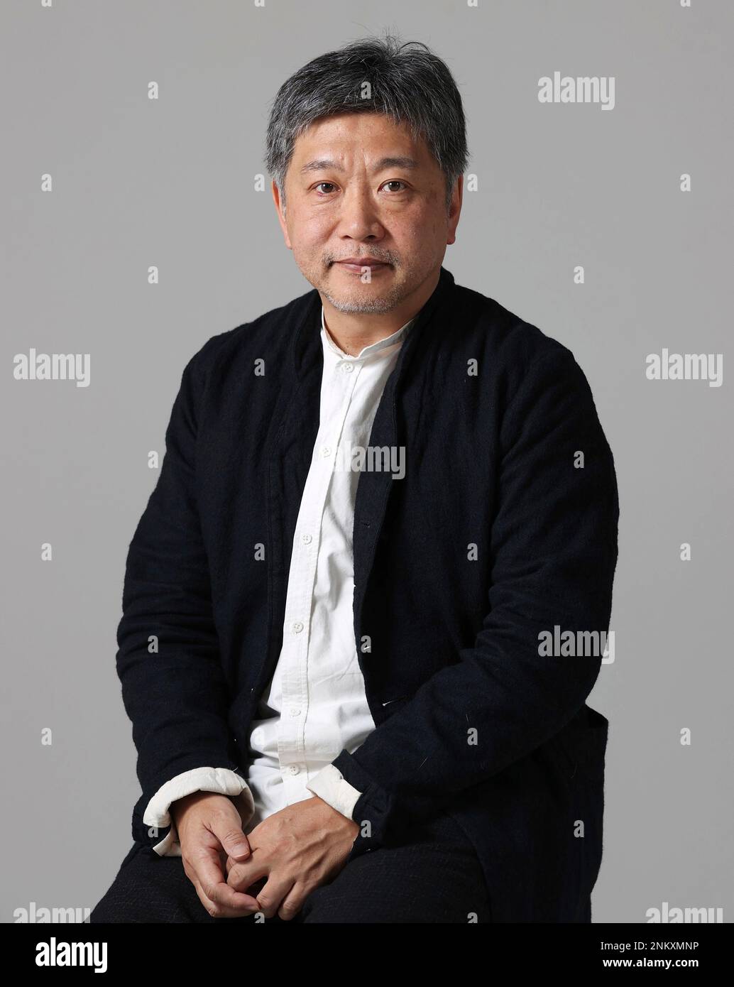 A Japanese Film director Television director Hirokazu Koreeda attends ...