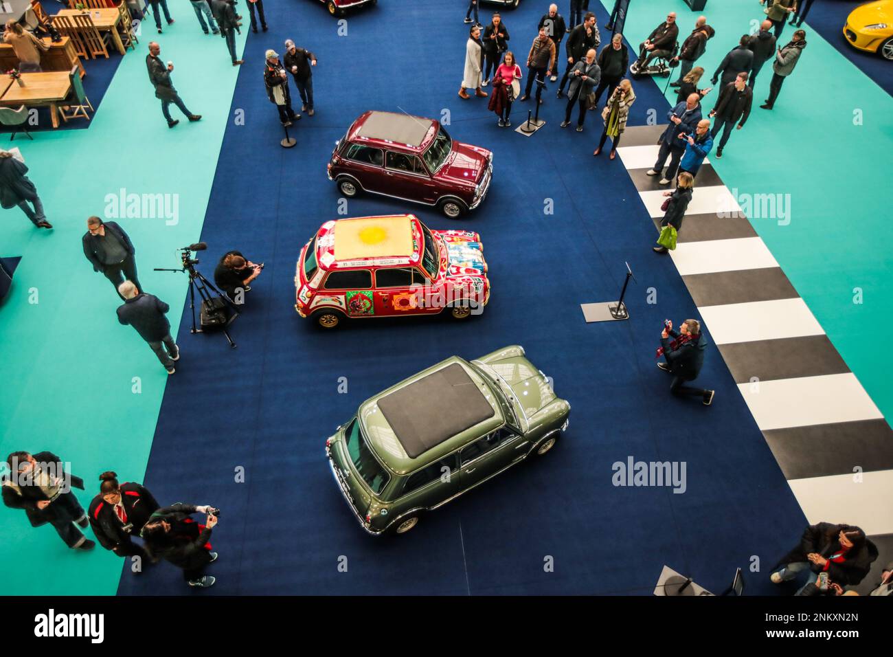 Reunited for the first time the beatles cars hi-res stock photography ...