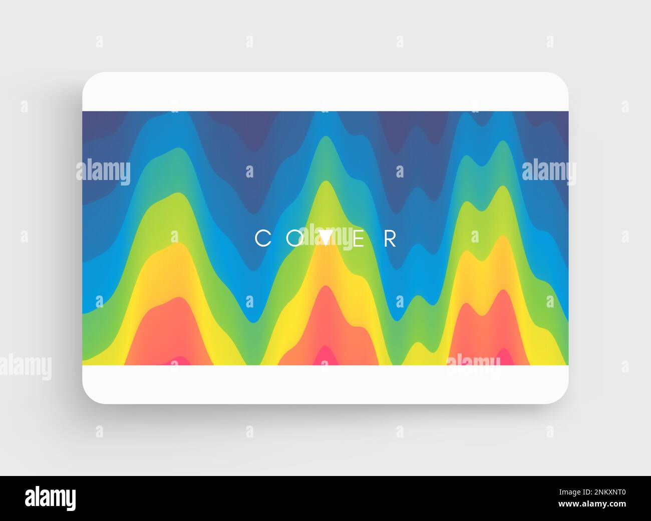 Cover design template with color gradients. Abstract background. Modern ...