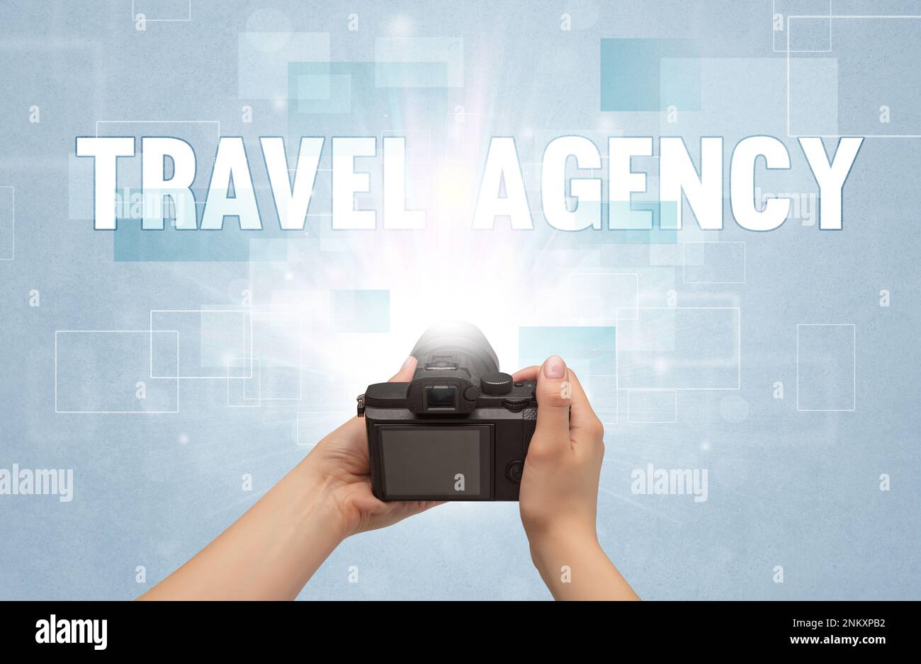 hand holding digital camera, traveling concept Stock Photo - Alamy