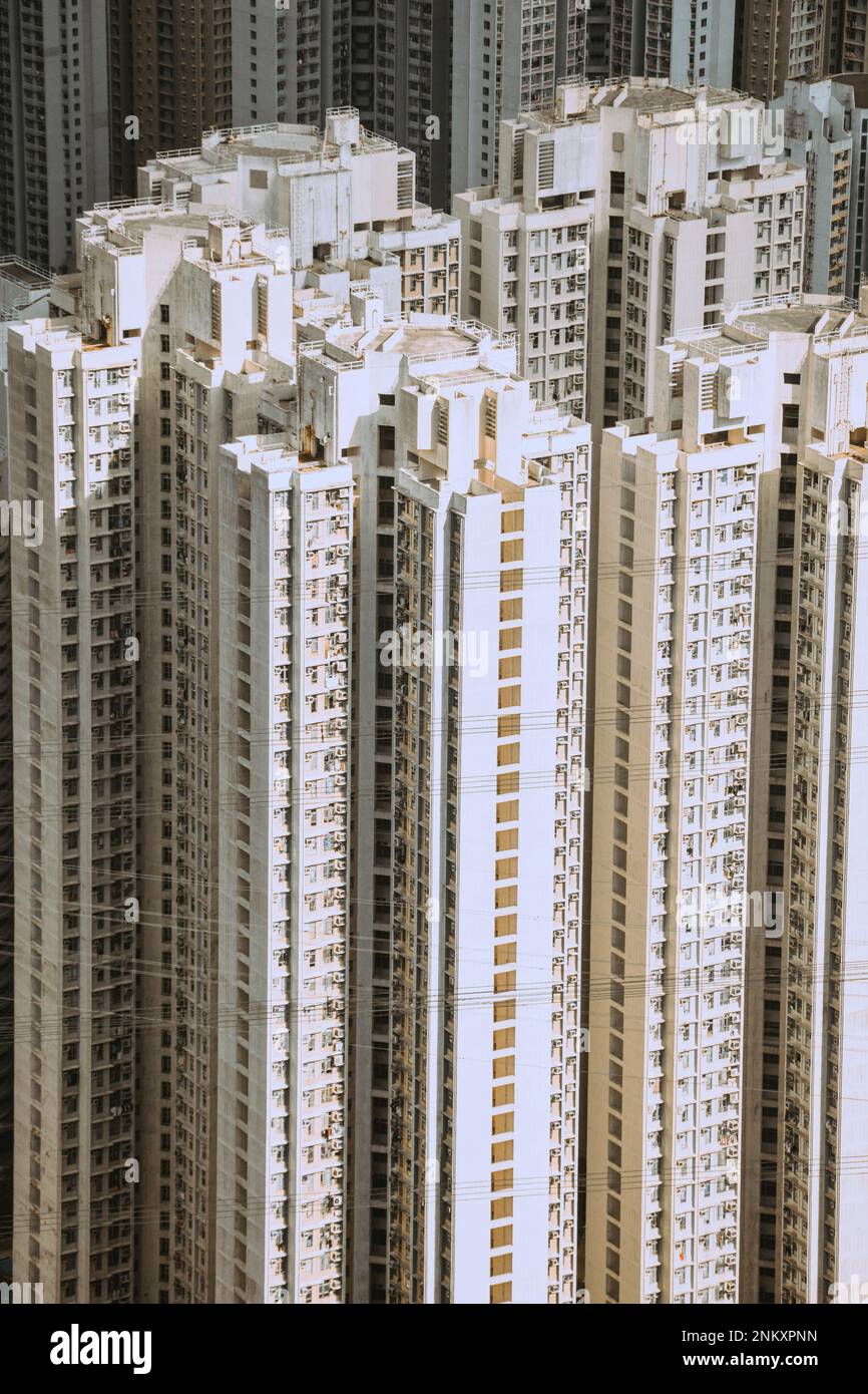Hong Kong - buildings everywhere you look Stock Photo - Alamy