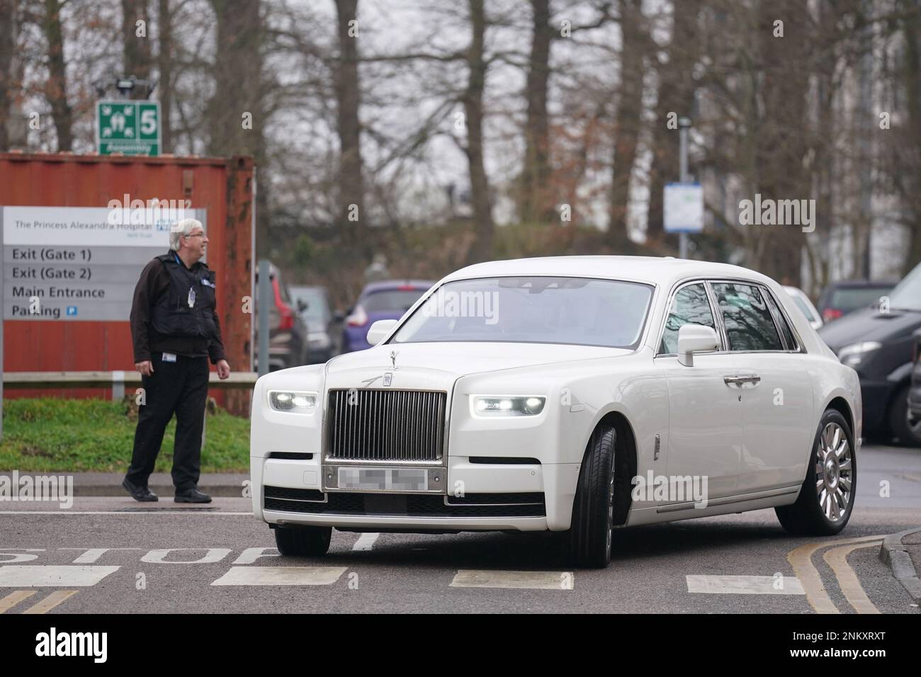 NUMBERPLATE PIXELATED BY PA PICTURE DESK Sir Rod Stewart arrives at the ...