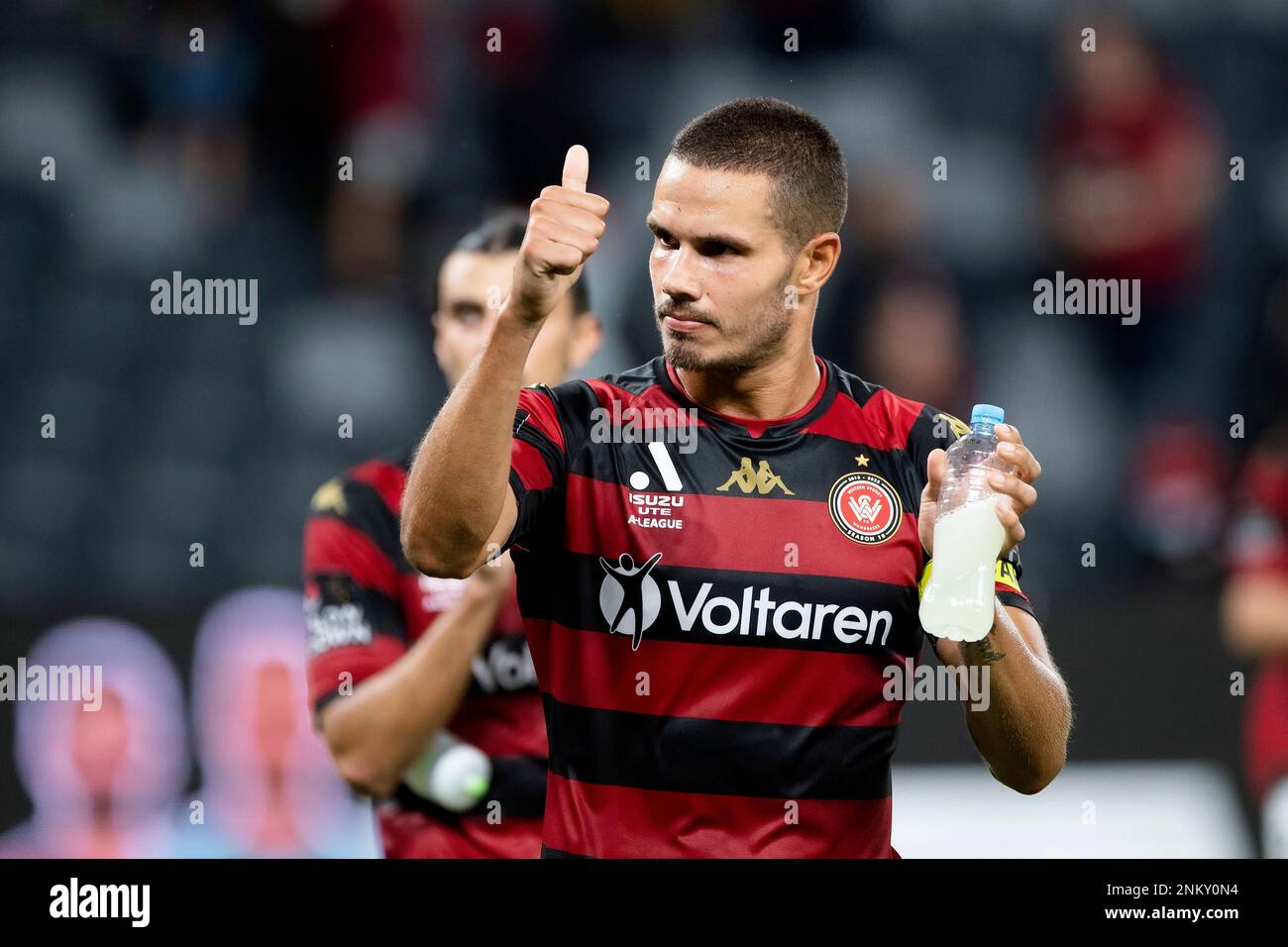 SYDNEY, AUSTRALIA - FEBRUARY 02: Jack Rodwell of Western Sydney ...