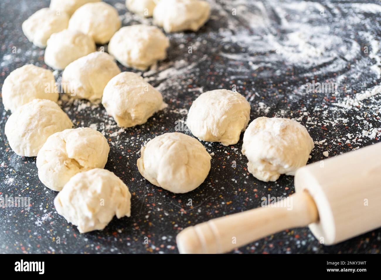 Baking flat bread Stock Photo - Alamy