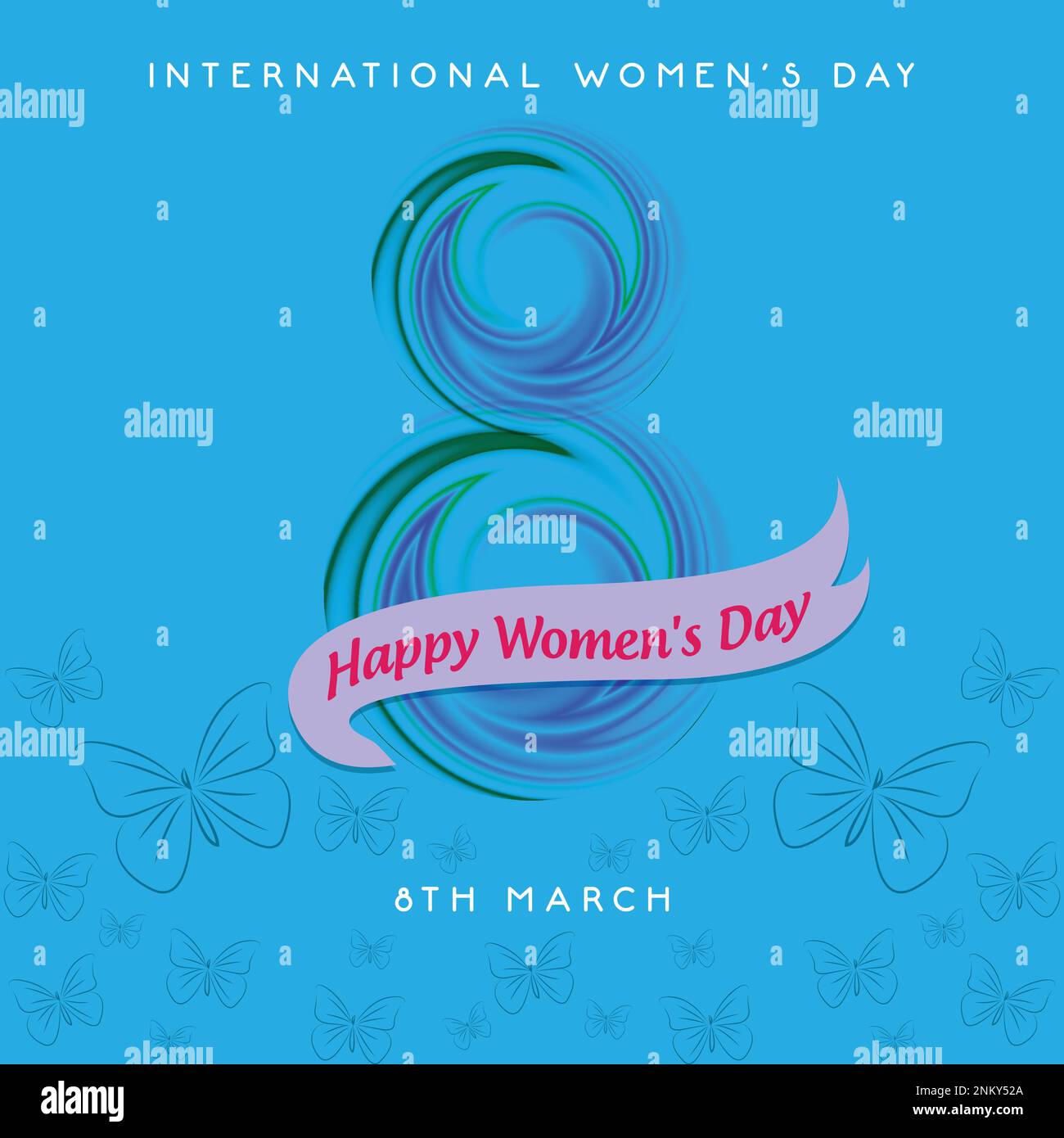 International Women's Day. 8 march, Vector Template for Women's Day ...
