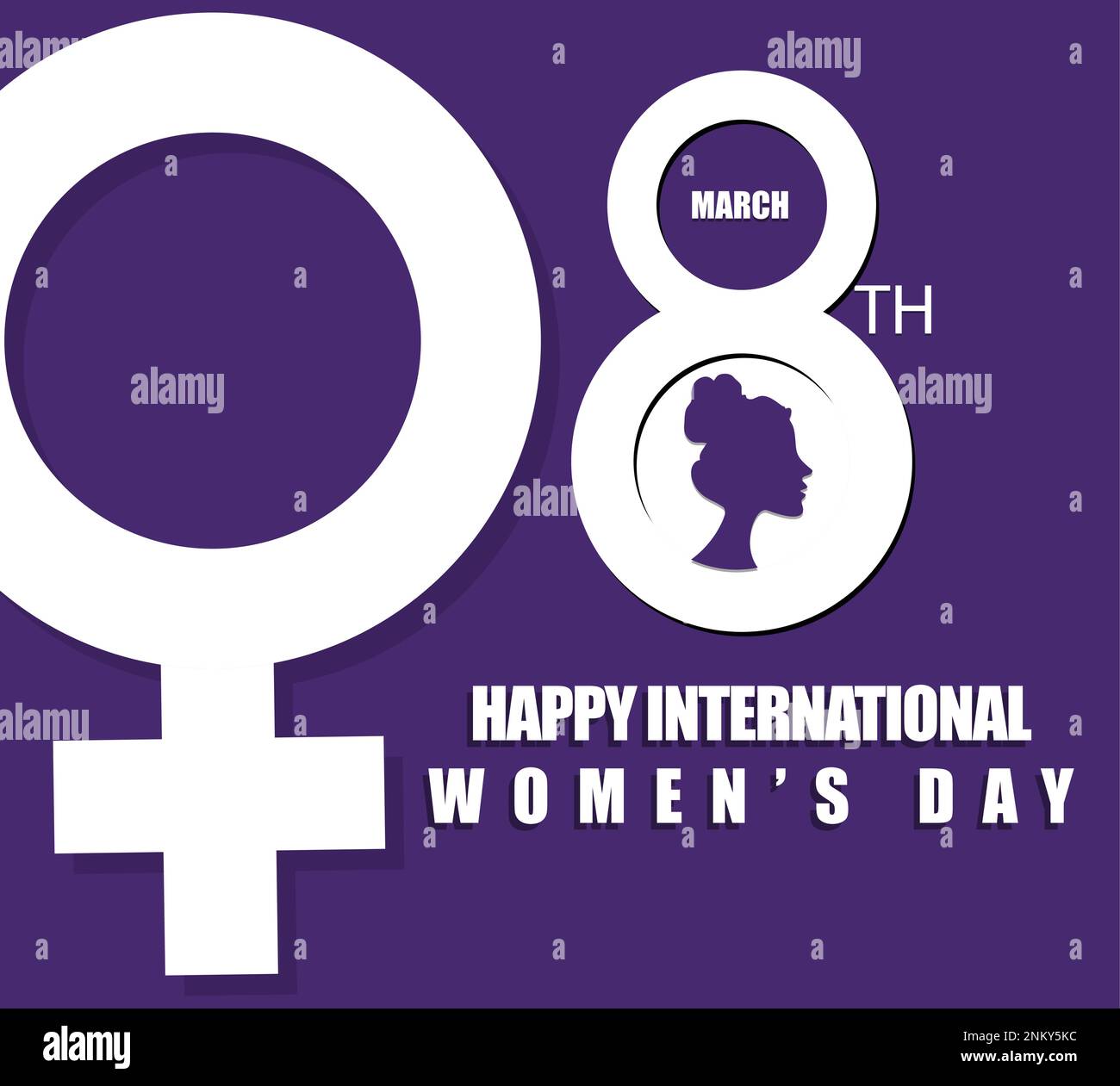 International Women's Day. 8 march, Vector Template for Women's Day ...