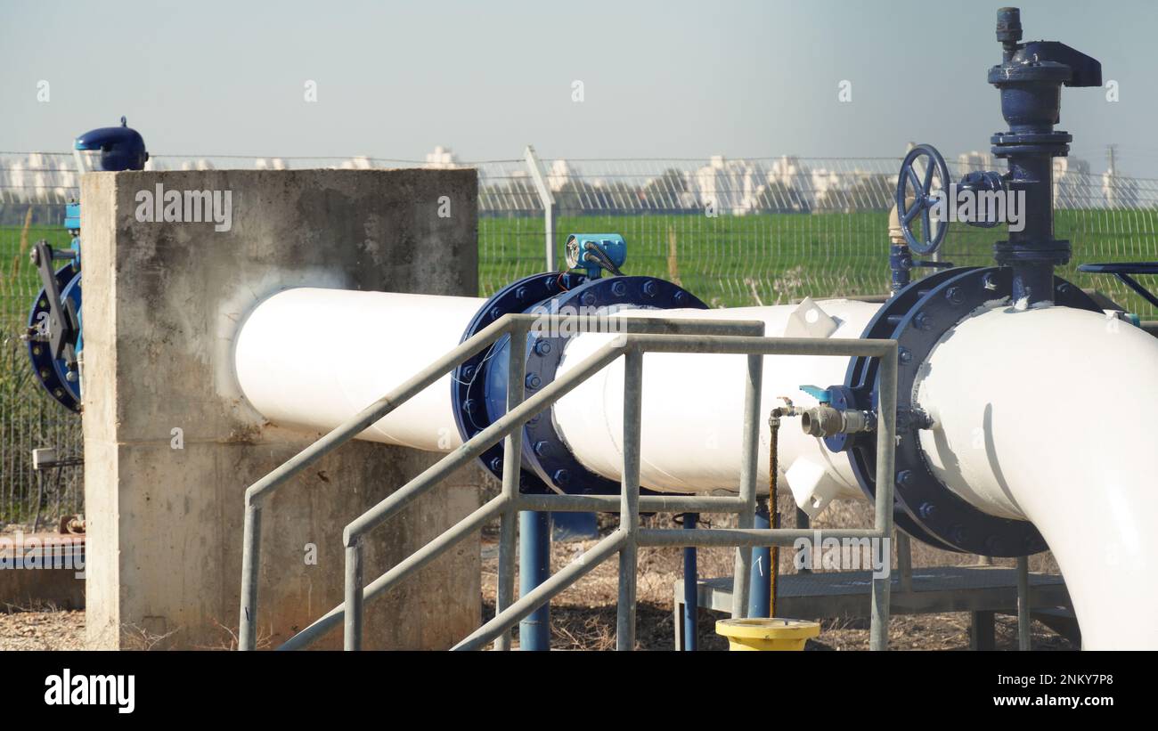 Seamless Steel Pipe with Butterfly Valves, part of The National Water ...