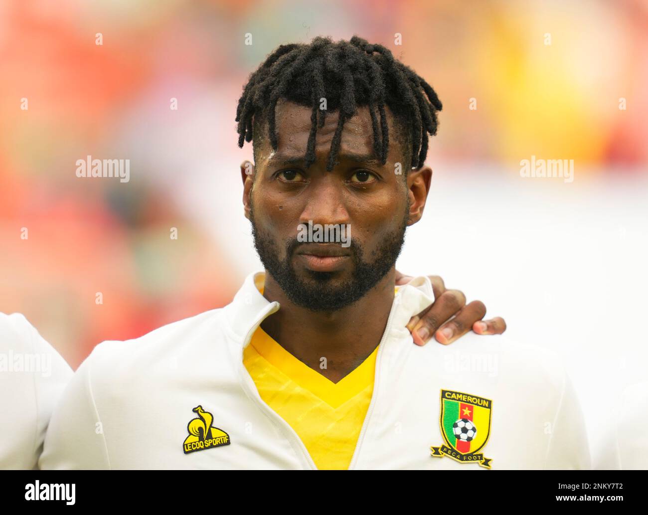 Yaound©, Cameroon, January, 17, 2022: Andr©-Frank Zambo Anguissa of Cameroon during Cameroun ...