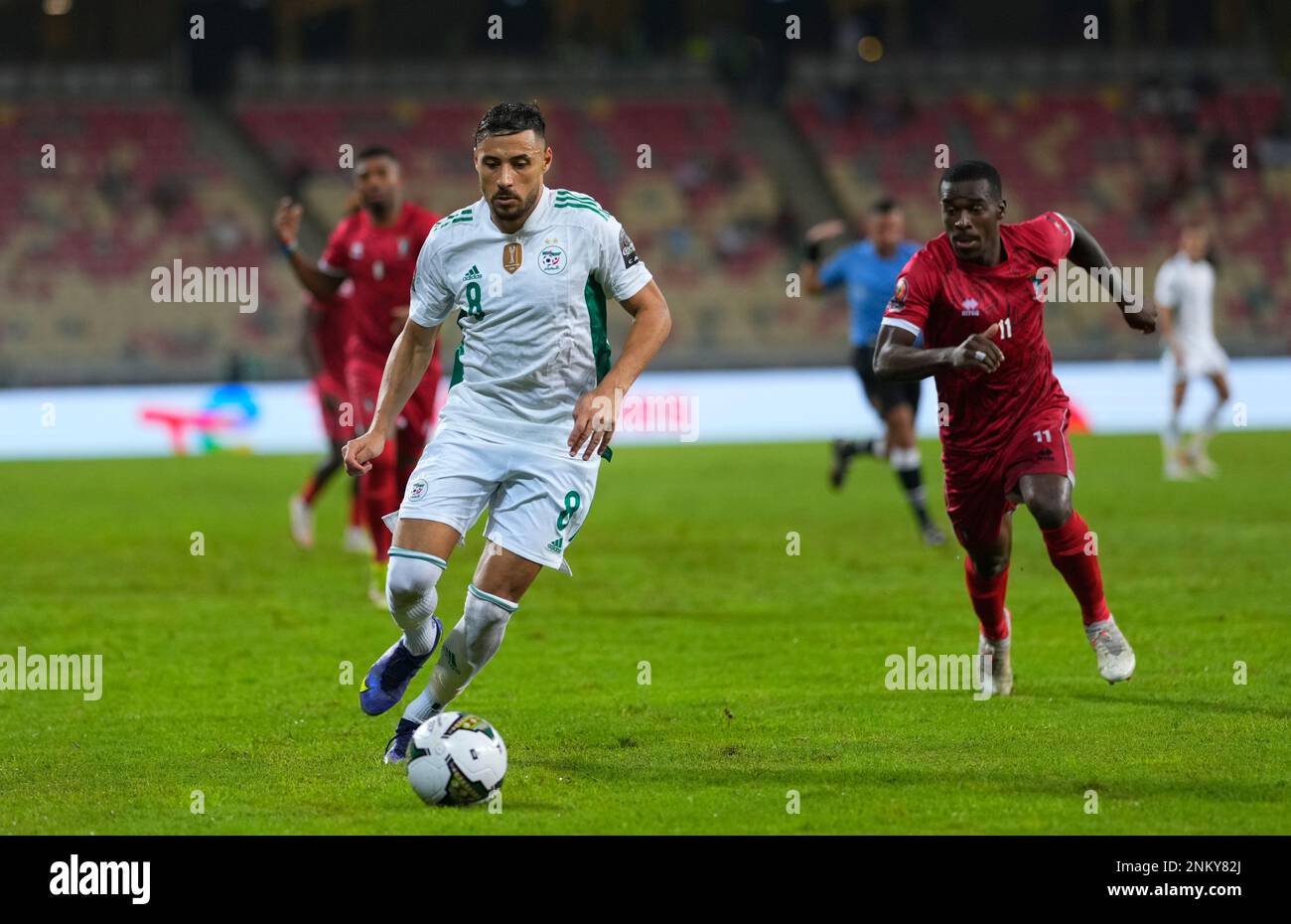 Douala, Cameroon, January, 16, 2022: Youcef Belali of Algeria during ...