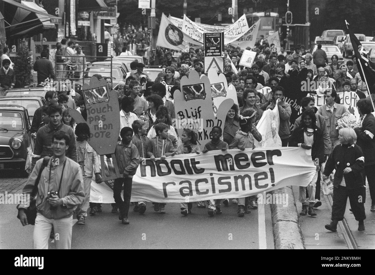 Demonstration against racism and discrimination as conclusion of action ...