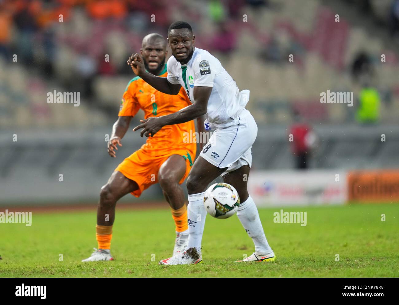 Douala, Cameroon, January, 16, 2022: Musa Noah Kamara during Sierra ...