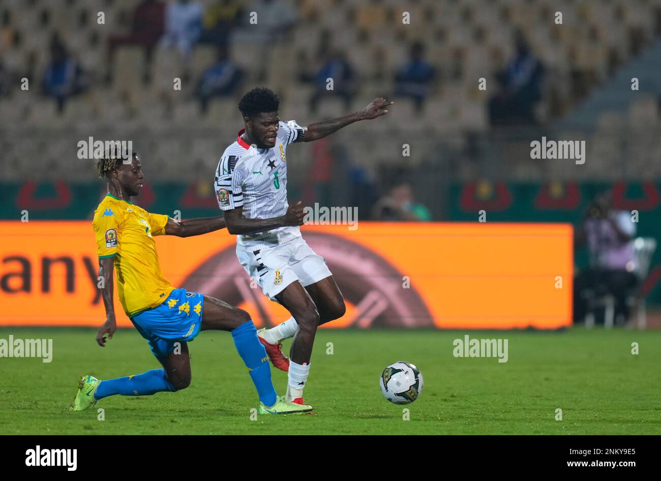 Yaound©, Cameroon, January, 14, 2022: Thomas Partey of Ghana during Ghana vs Gabon - Africa Cup ...
