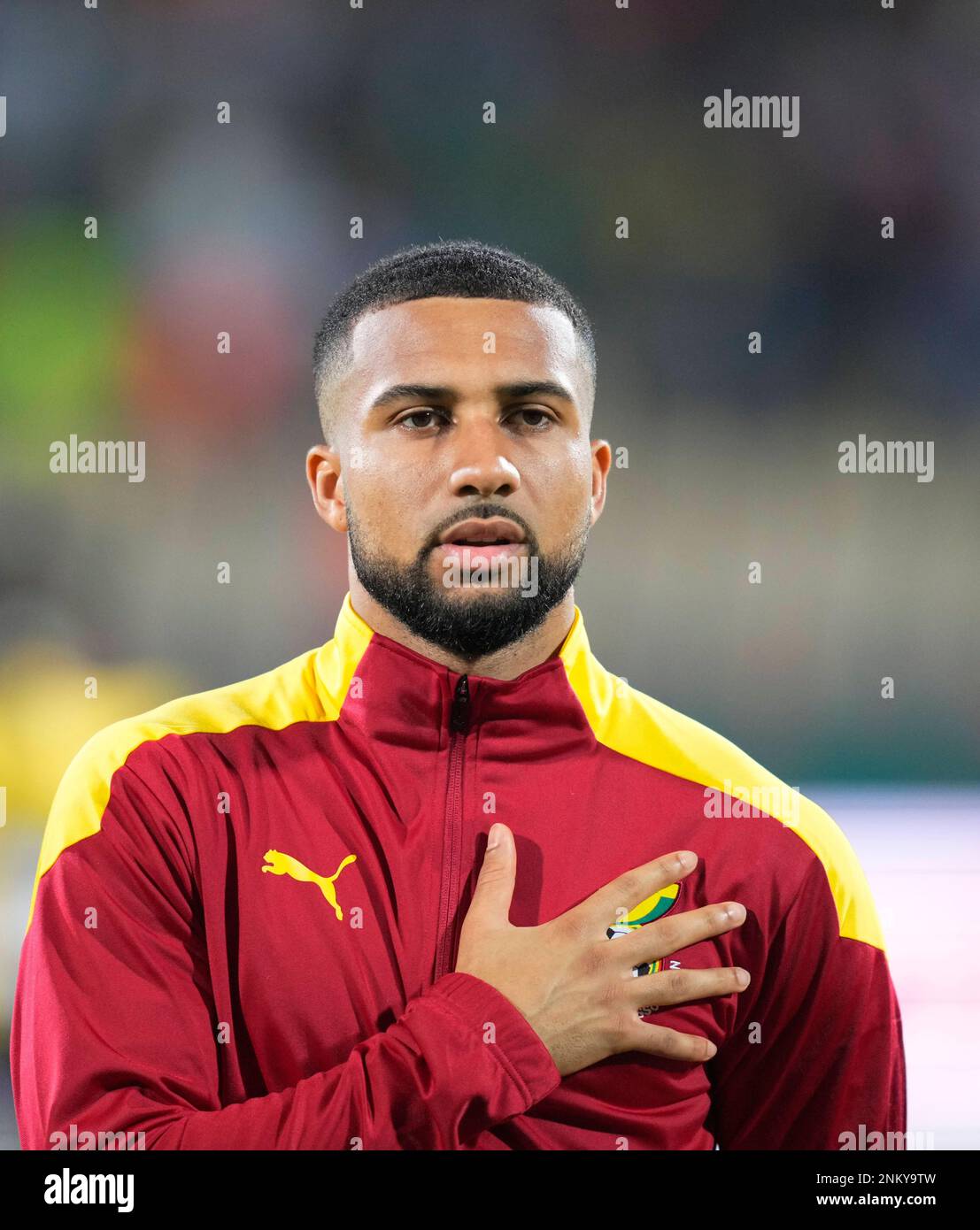 Yaound©, Cameroon, January, 14, 2022: Daniel-Kofi Kyereh of Ghana ...