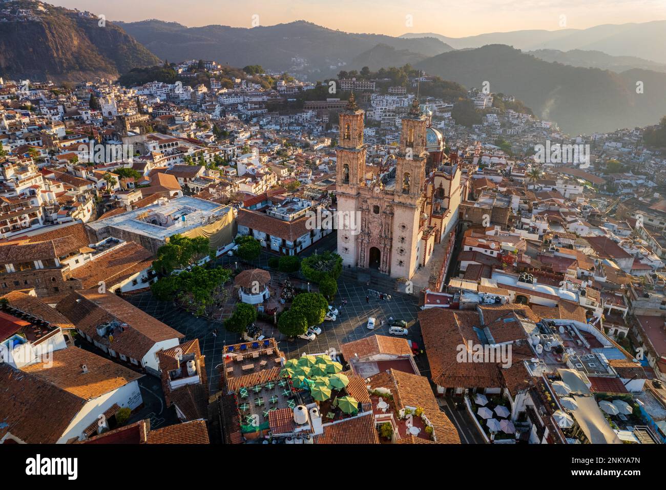 Taxco, Guerrero, Pueblo magico, Aerial photo Stock Photo - Alamy