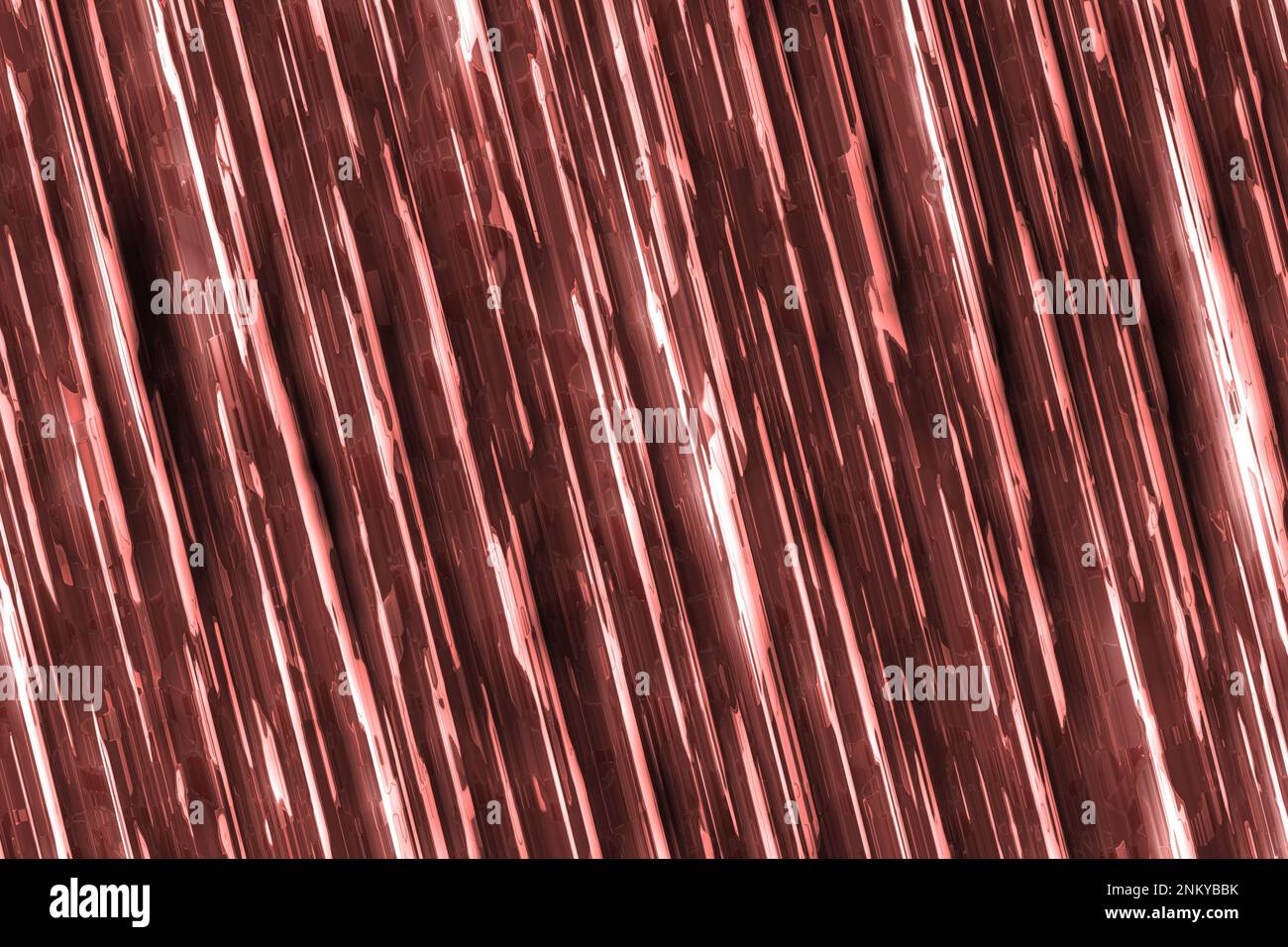 amazing red glowing metal straight lines digitally made background ...