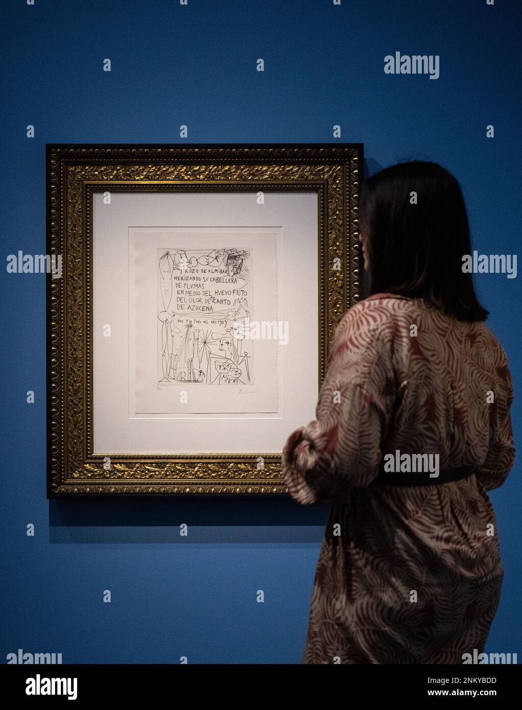 24 February 2023, Saxony-Anhalt, Halle (Saale): The copperplate ...